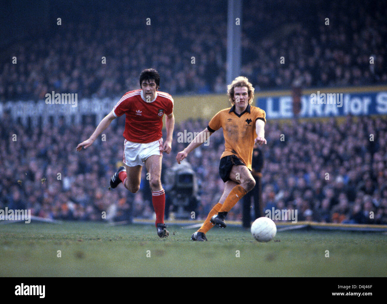 Andy Gray and Wayne Cegielski Wolverhampton Wanderers v Wrexham at ...