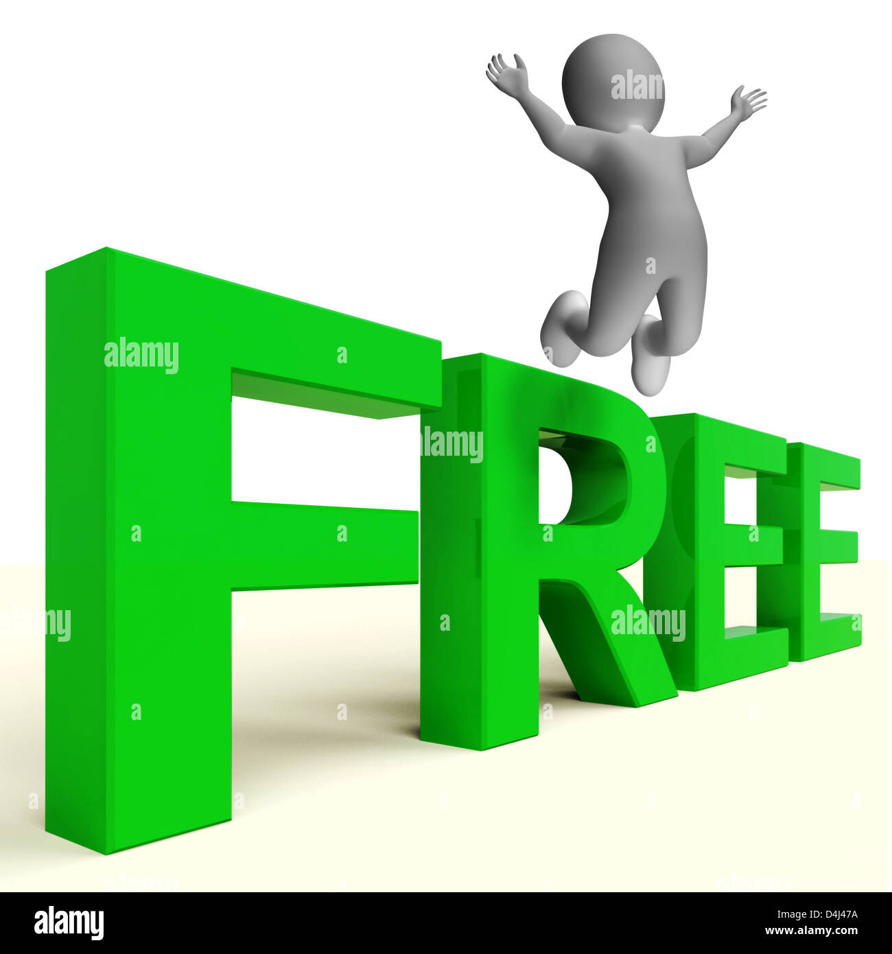 Free Letters Showing Freebie Gratis and Promotion Stock Photo - Alamy