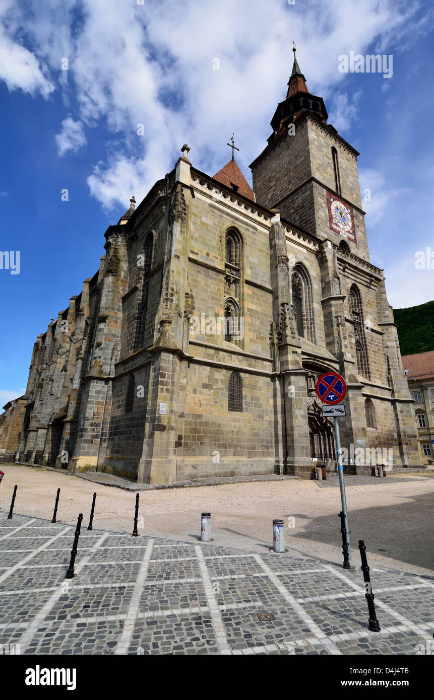 Black Church in Brasov, gothic style architecture in Transylvania ...
