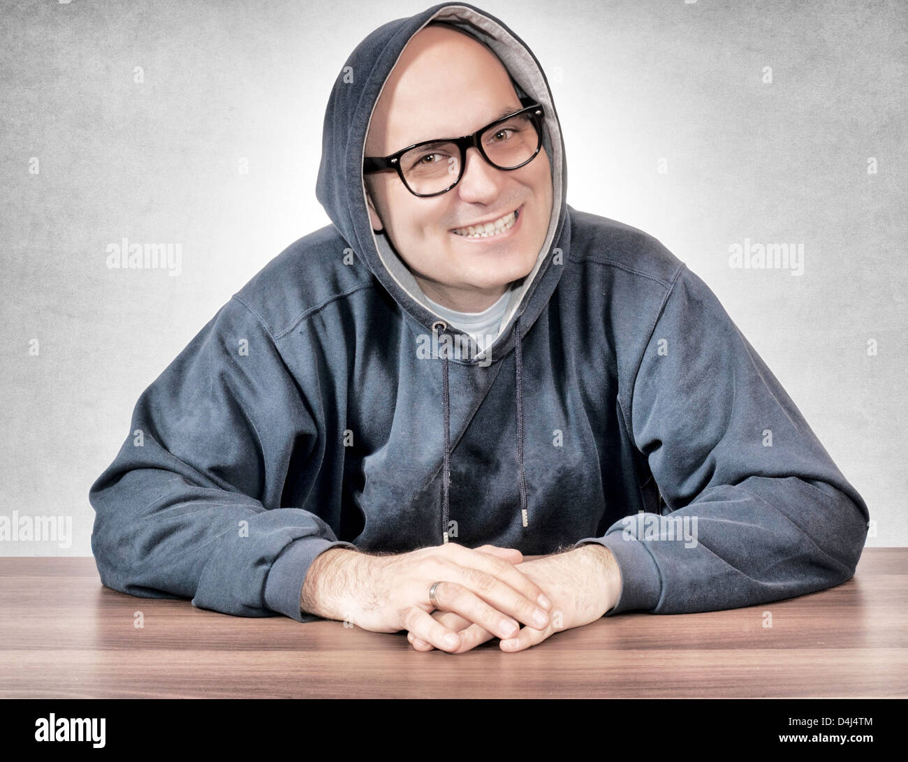 Teeth big smile blue background hi-res stock photography and images - Alamy