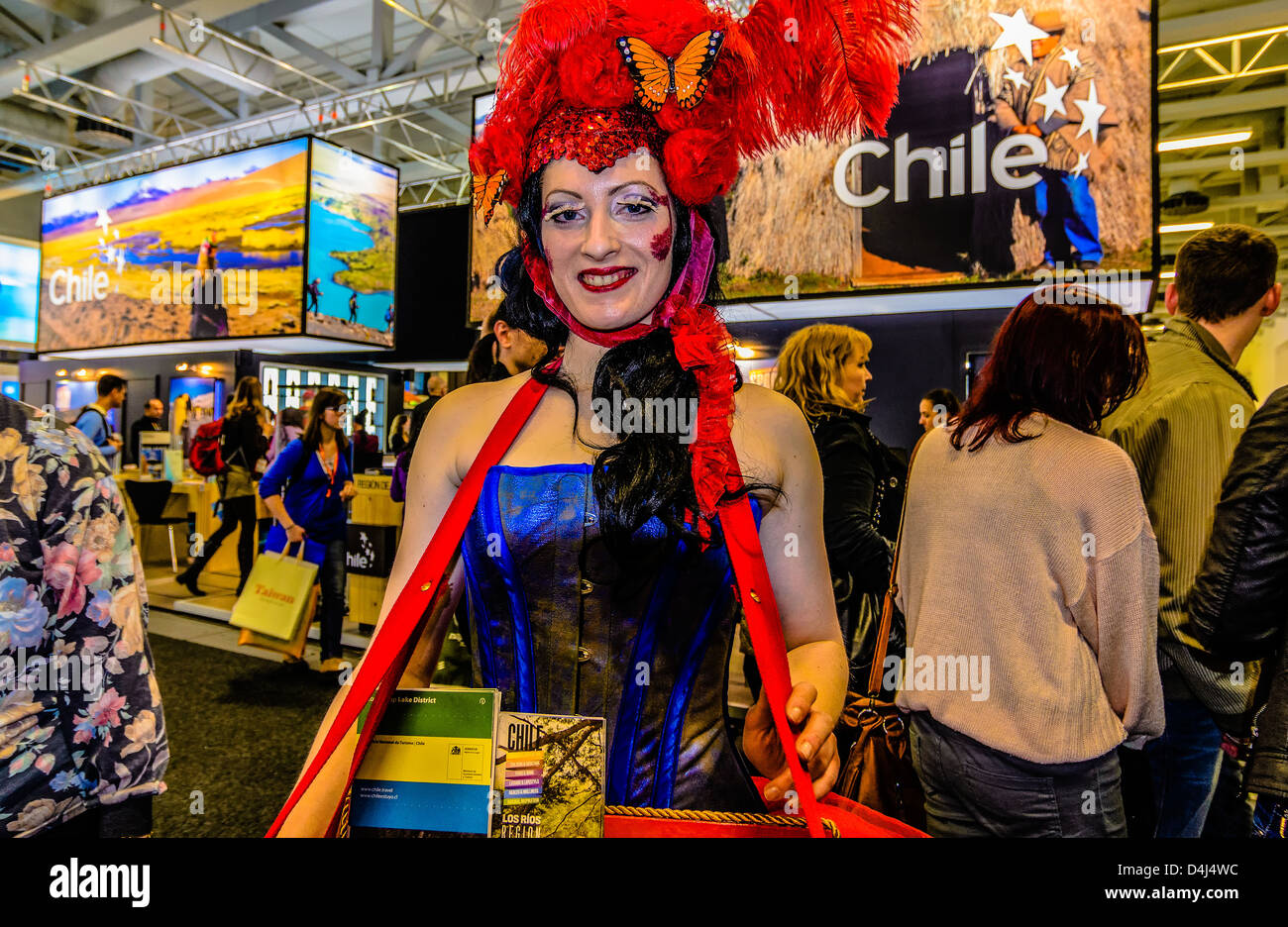 The World's Leading Travel Trade Show, Berlin, Germany, Pretty female ...