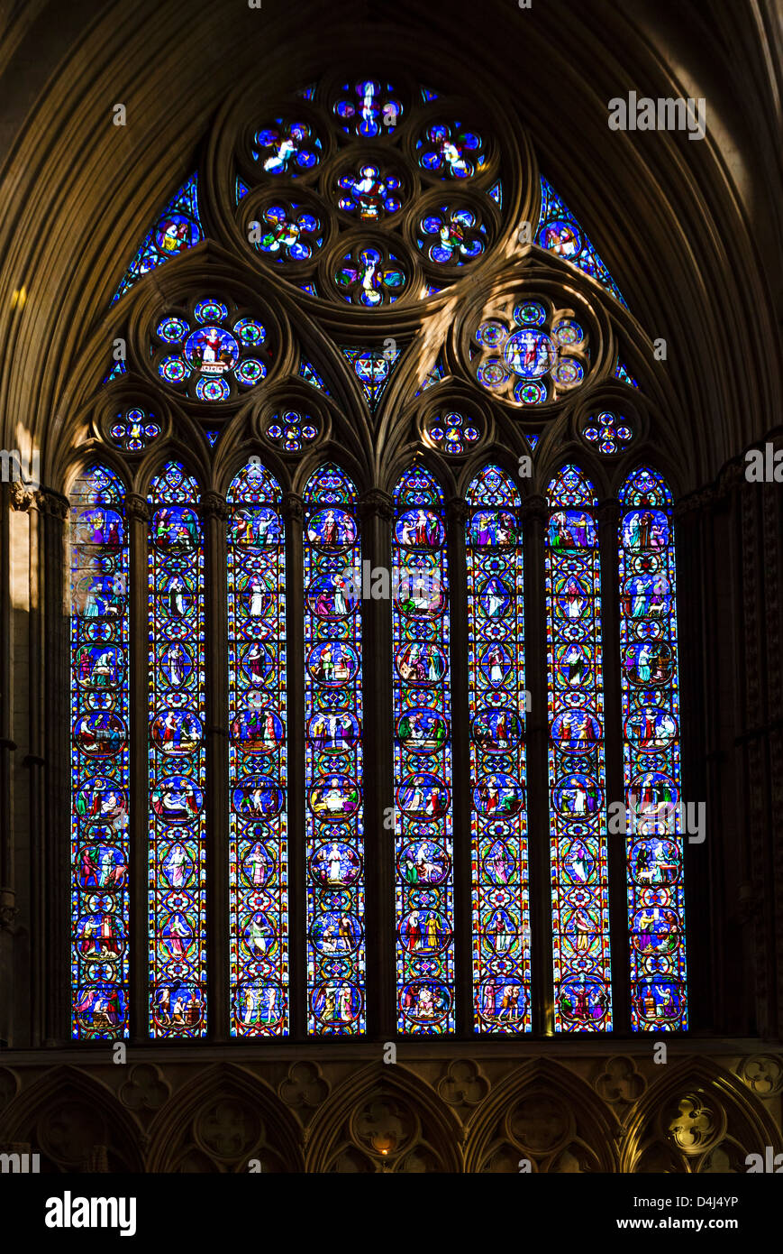Medieval East Window Stained Glass Lincolnshire England Uk English ...