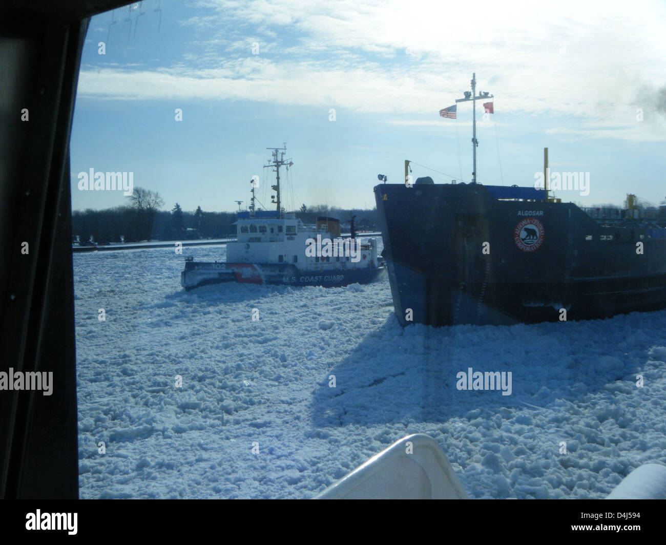 The vessels BRISTOL BAY and Algosar are engaged in maritime operations ...