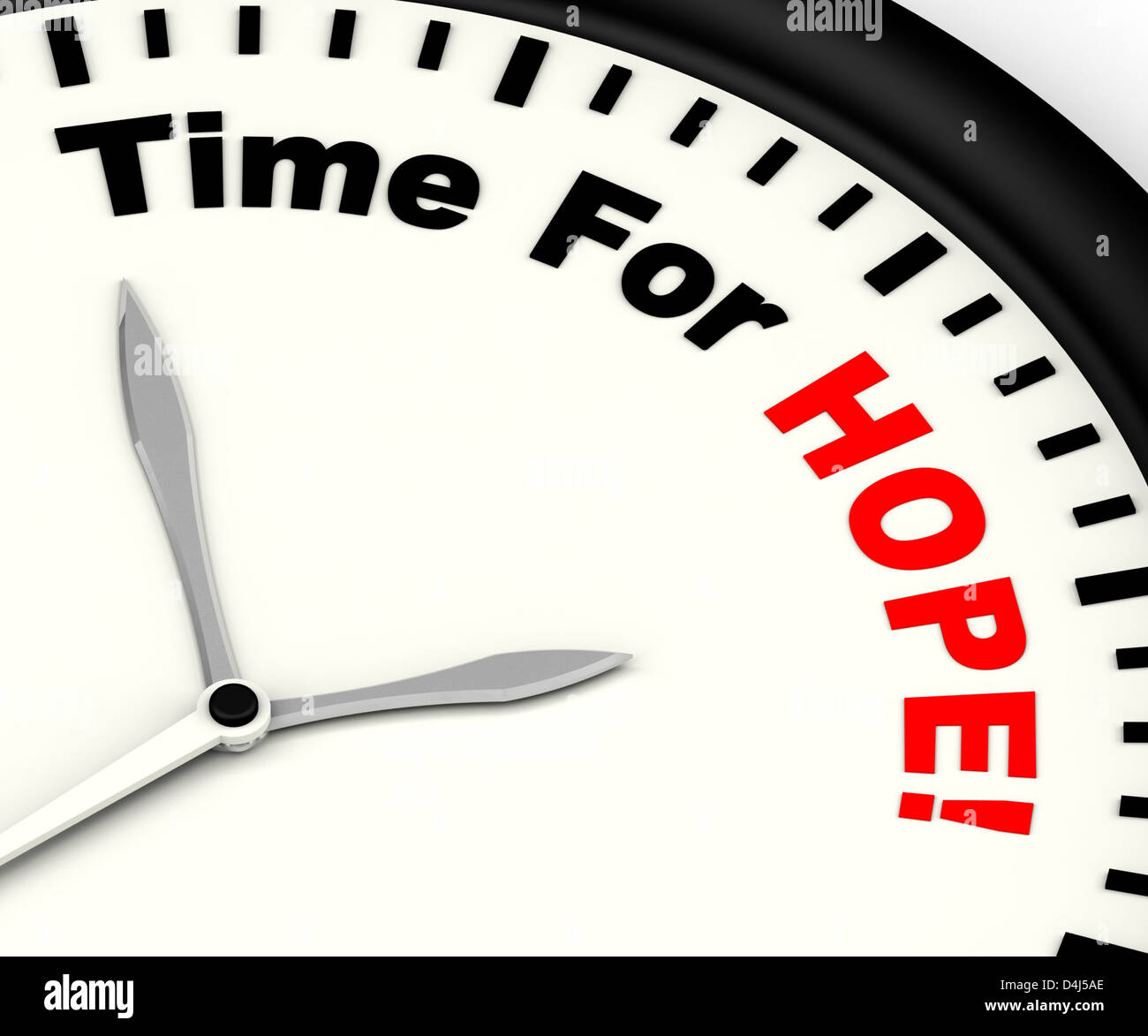 Time For Hope Message Shows Wishing And Praying Stock Photo - Alamy
