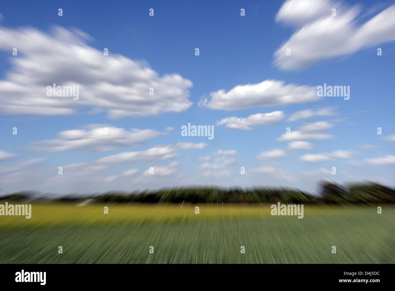 Hamm, Germany, distorted clouds sky Stock Photo - Alamy