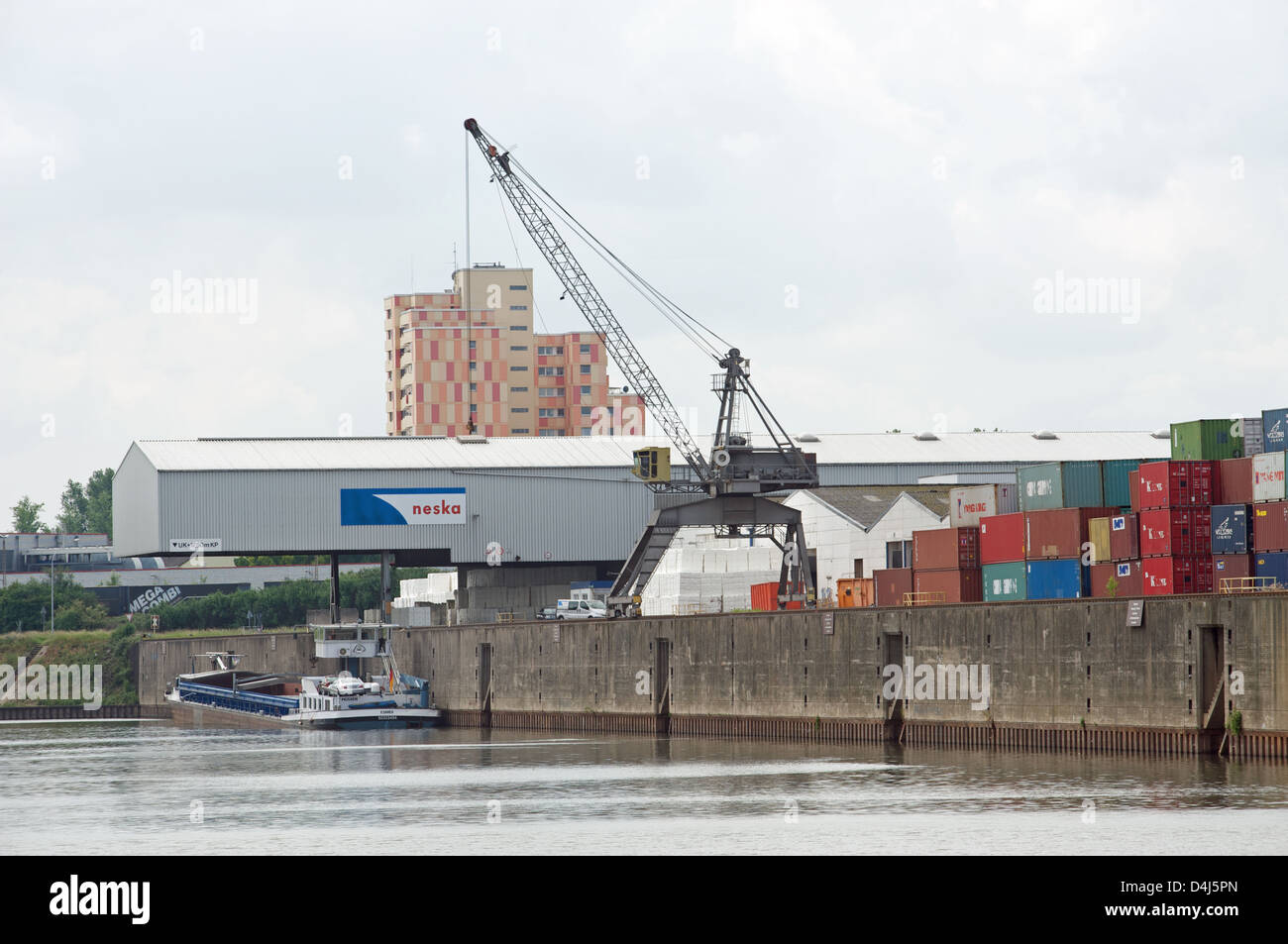 container port Germany Stock Photo - Alamy