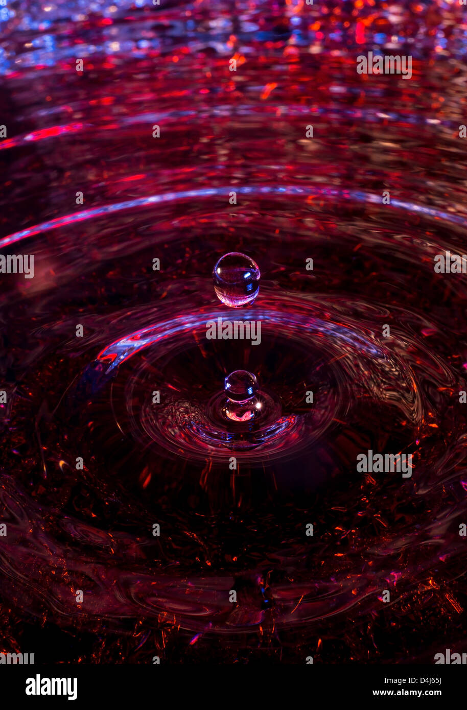 Water Droplet splash Stock Photo - Alamy