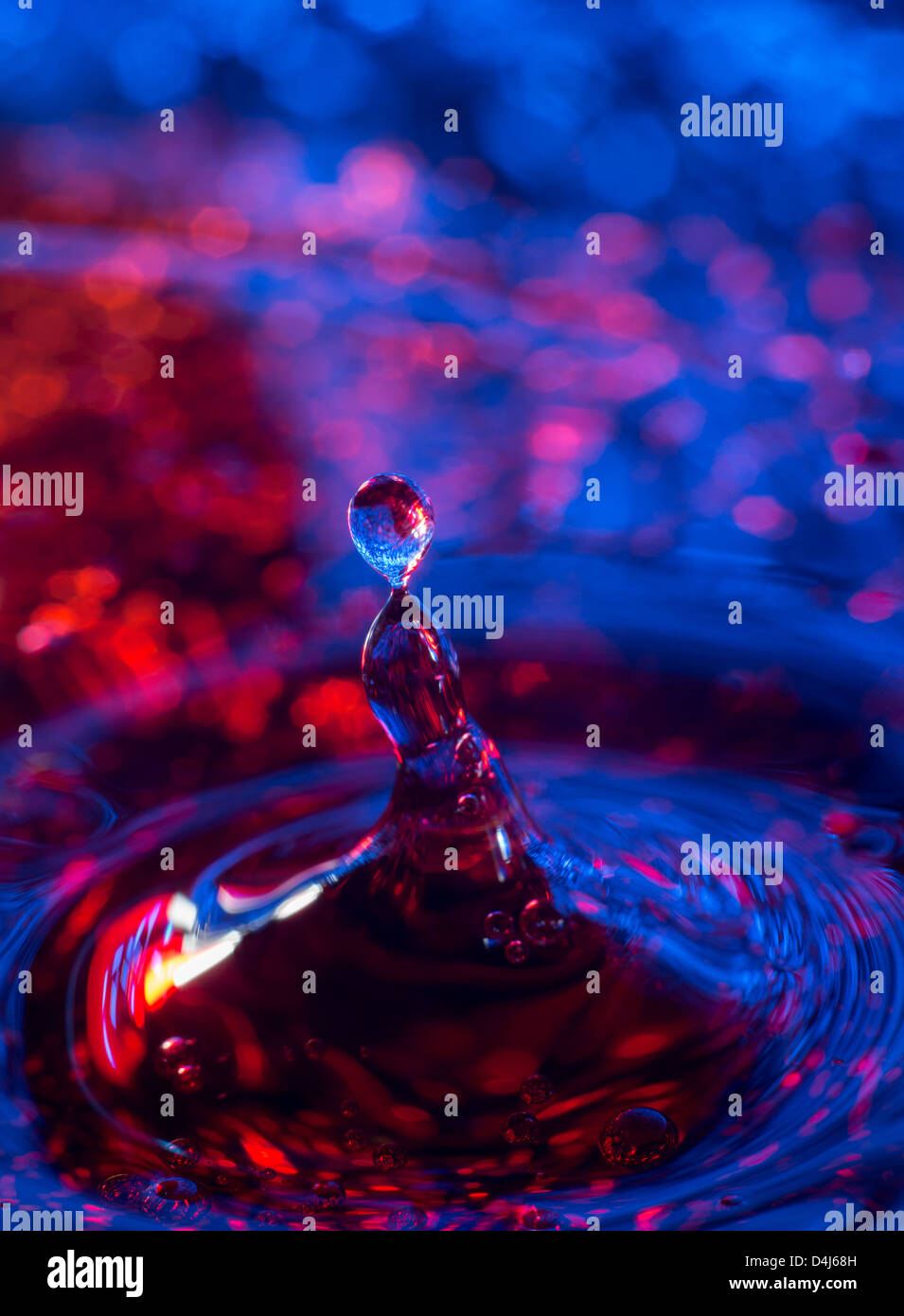 Water Droplet splash Stock Photo - Alamy