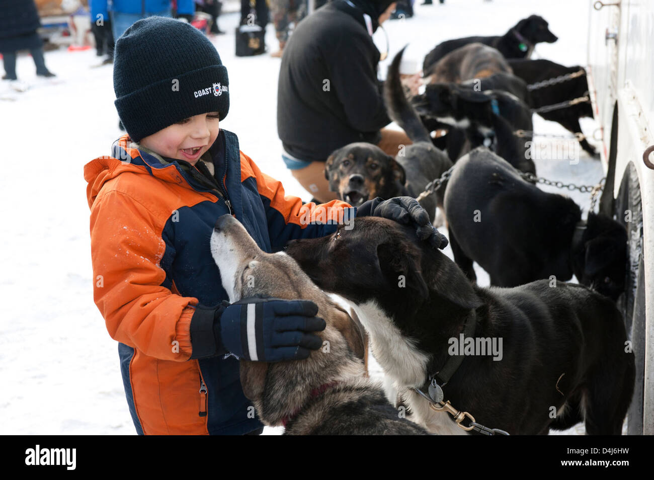 In 2011, the U.S. Coast Guard sponsored a musher for the Iditarod Trail ...