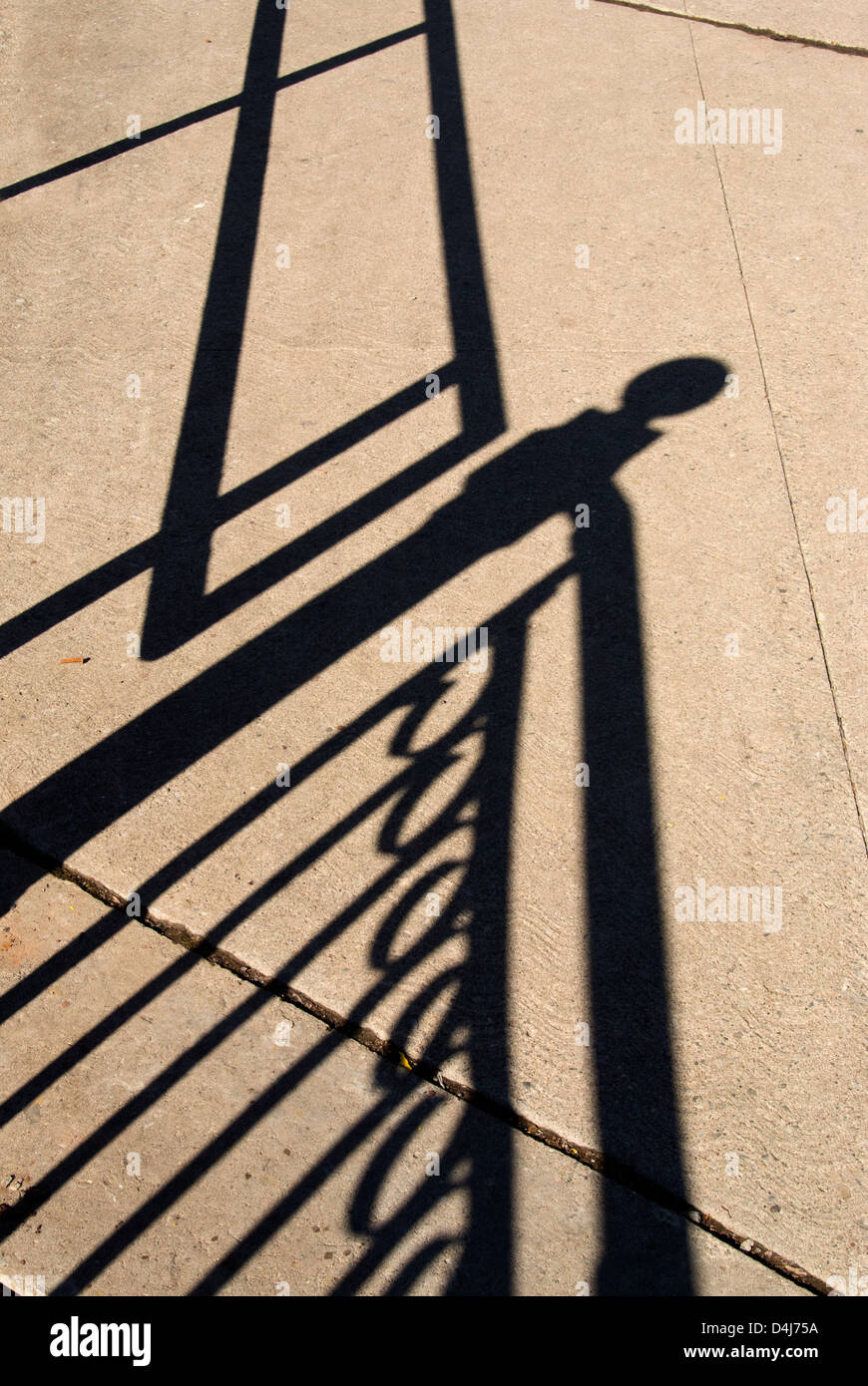 Railing shadow hi-res stock photography and images - Alamy
