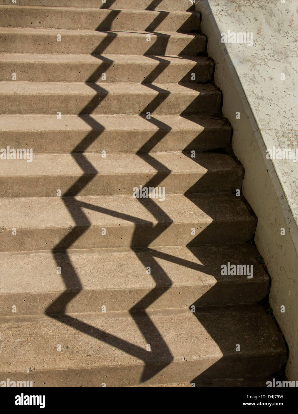 Contrast shadow stairs hi-res stock photography and images - Alamy