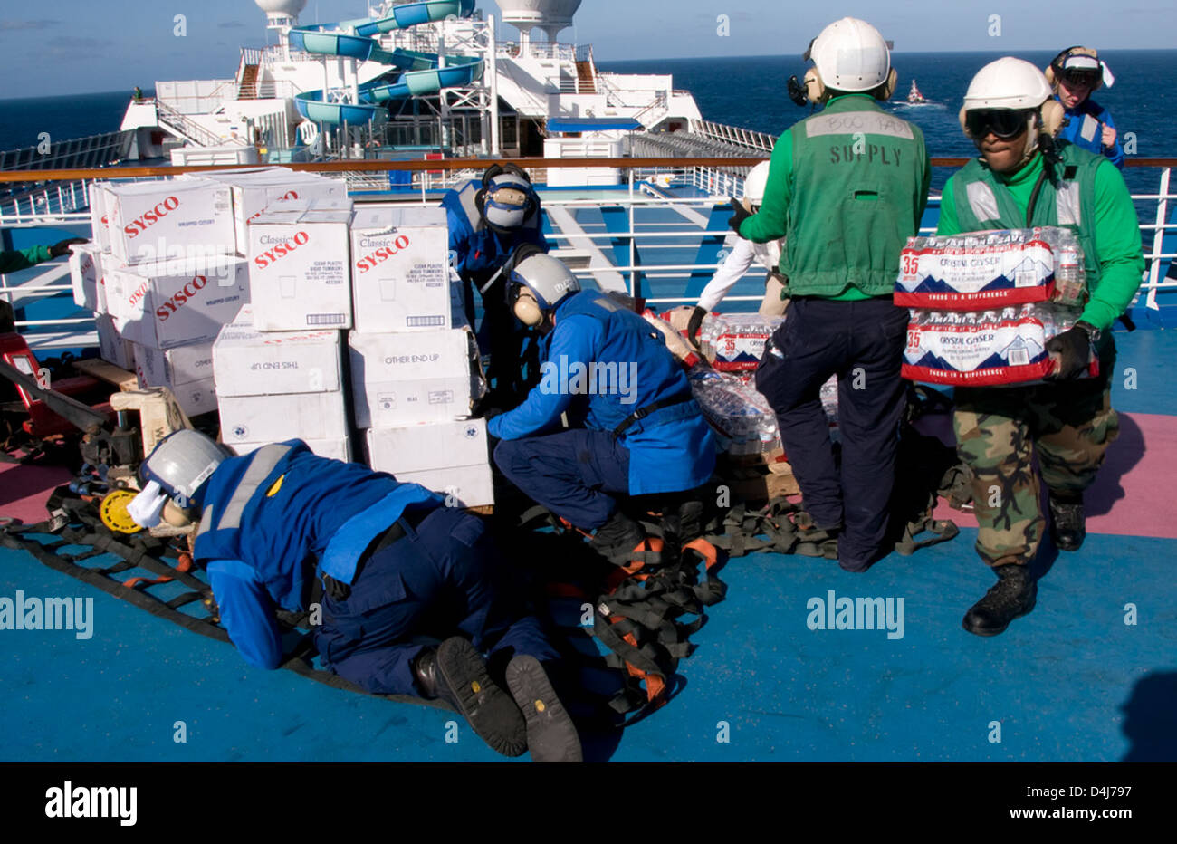 This image from the U.S. Coast Guard was taken during an operation ...