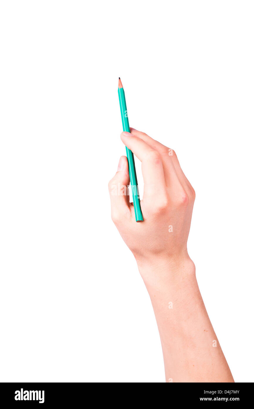 Pencil arm hi-res stock photography and images - Alamy