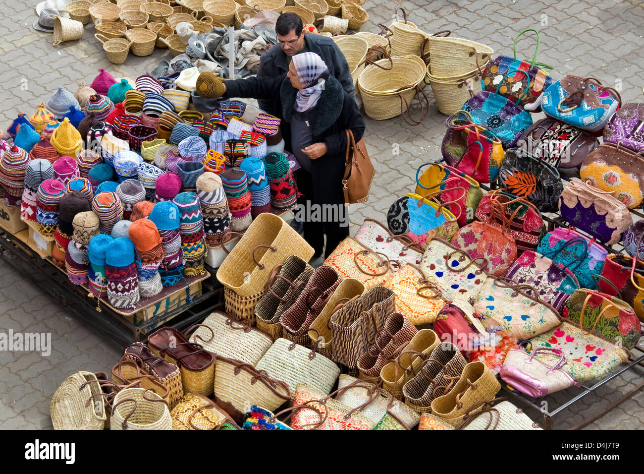 Morocco, Marrakech, Souk, Daily life Stock Photo - Alamy