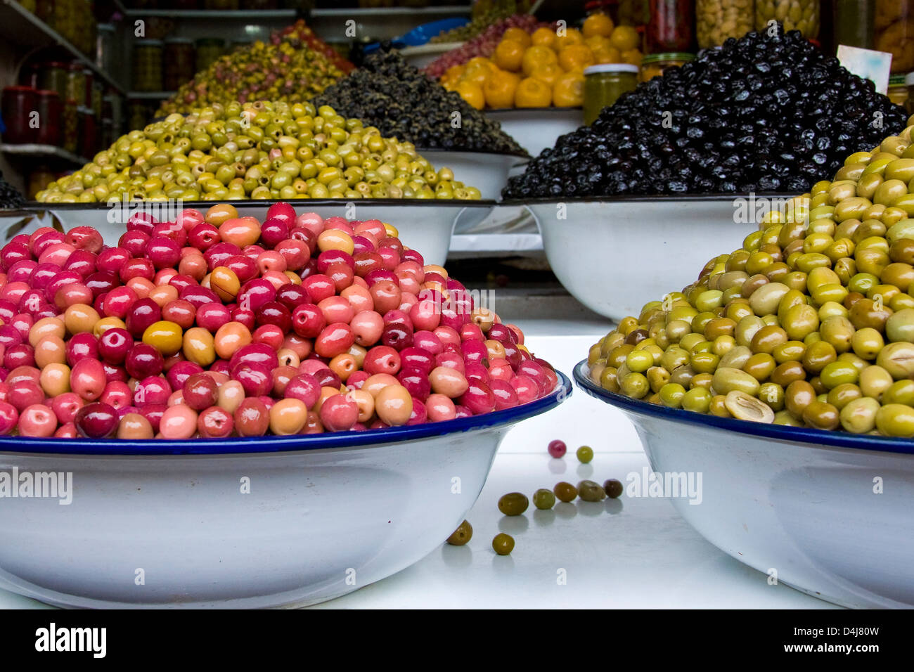 Morocco, Marrakech, Olives Stock Photo - Alamy