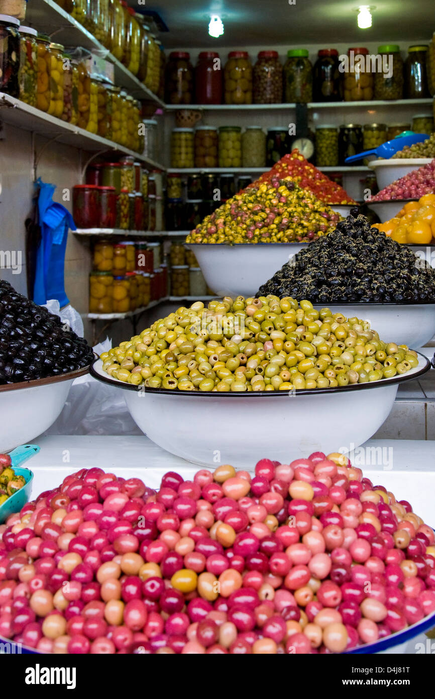 Morocco, Marrakech, Olives Stock Photo - Alamy