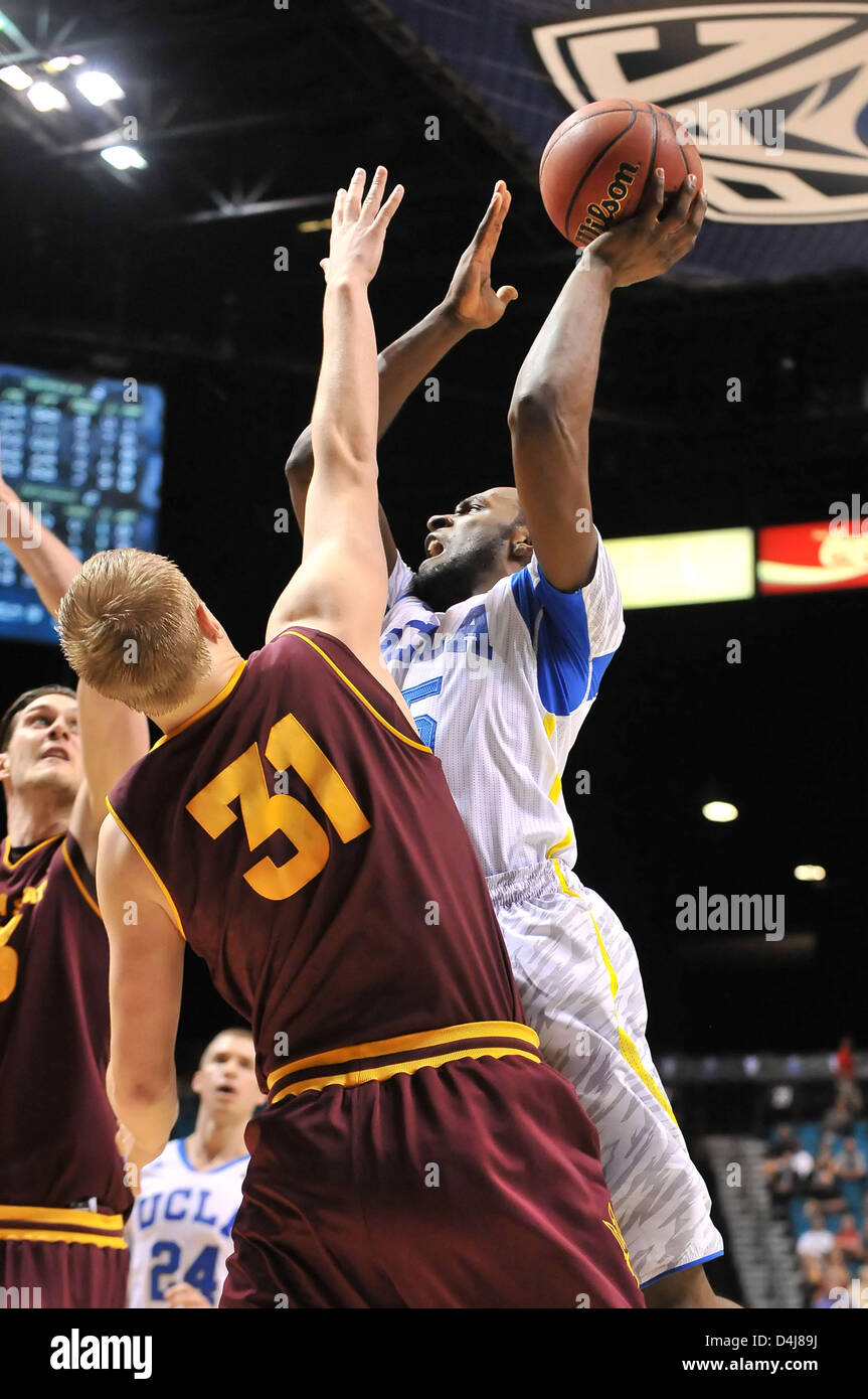 March 14, 2013 Las Vegas, NV.UCLA Bruins guard/forward Shabazz Muhammad ...