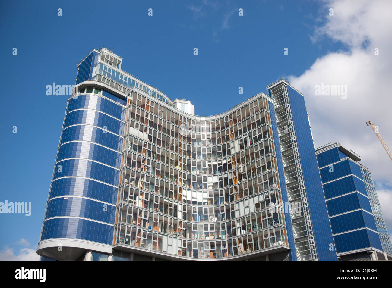 Falcon Wharf Building, Wandsworth, London, UK Stock Photo - Alamy