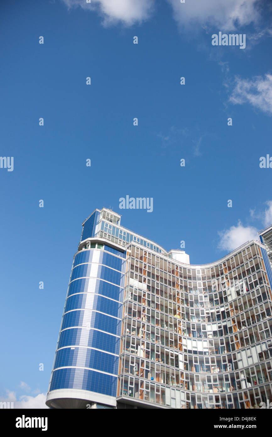 Falcon Wharf Building, Wandsworth, London, UK Stock Photo - Alamy