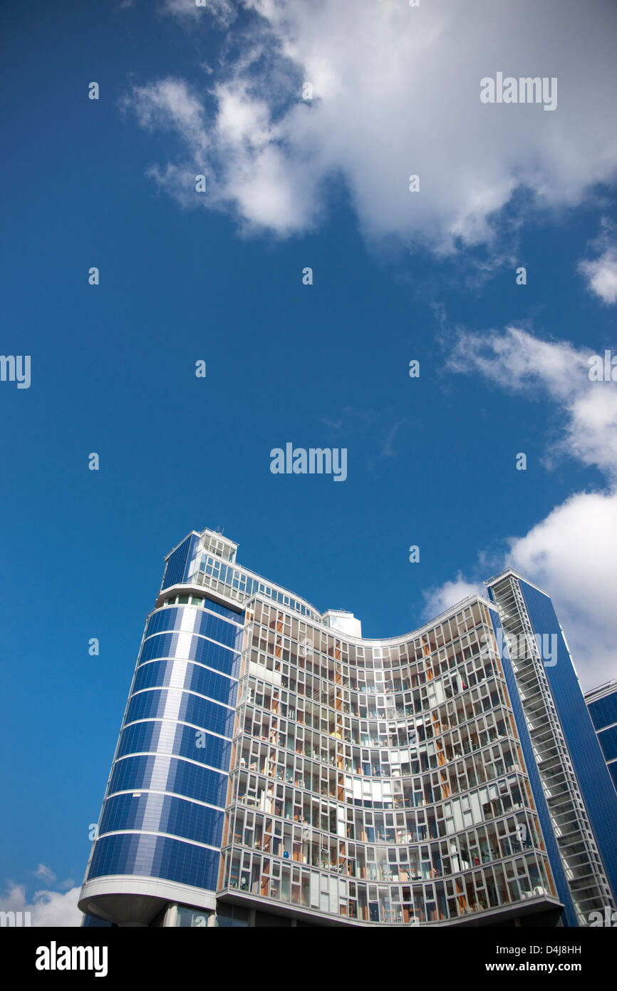 Falcon Wharf Building, Wandsworth, London, UK Stock Photo - Alamy