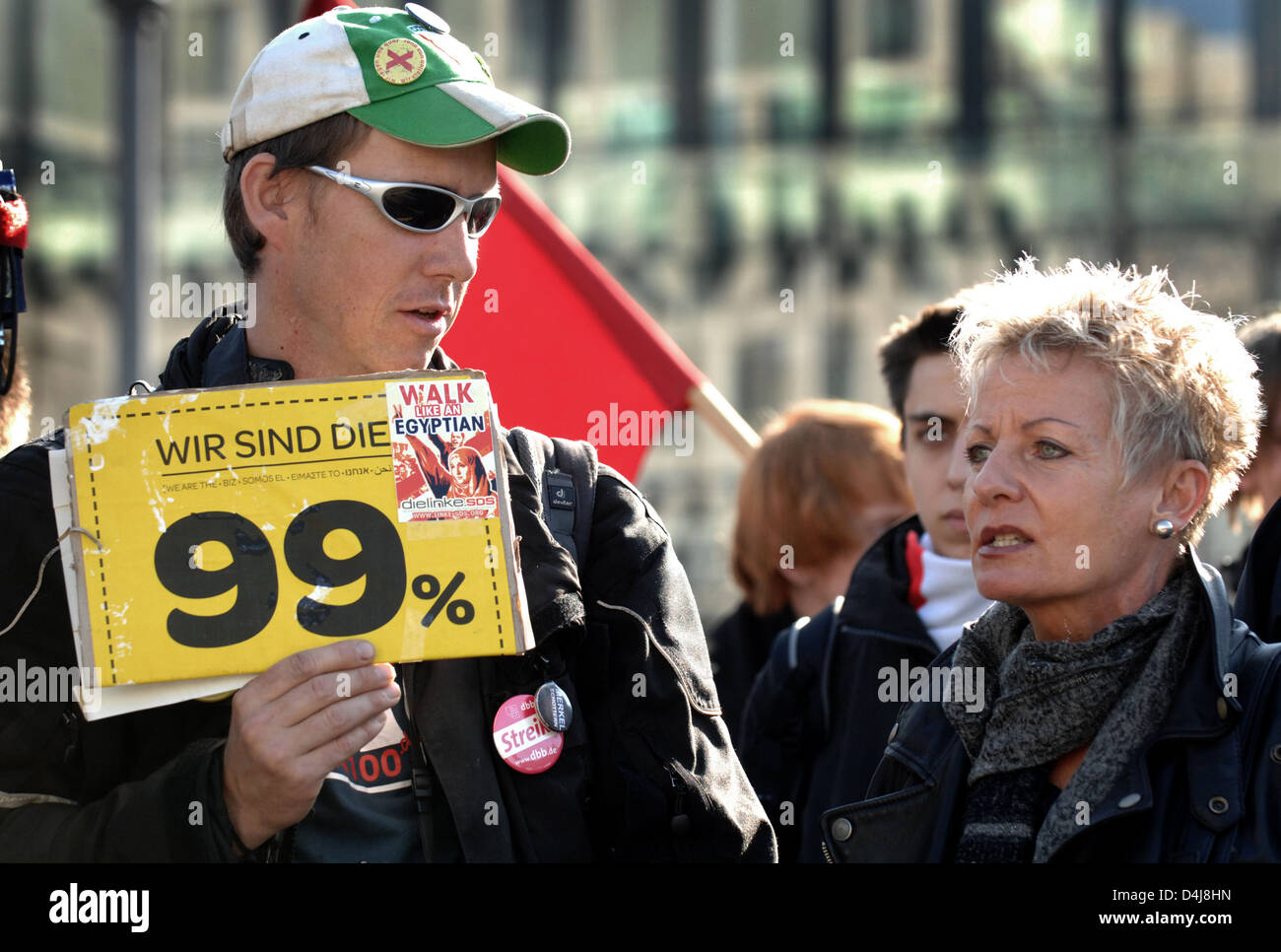 Berlin, Germany, Occupy movement in Berlin-Mitte Stock Photo - Alamy