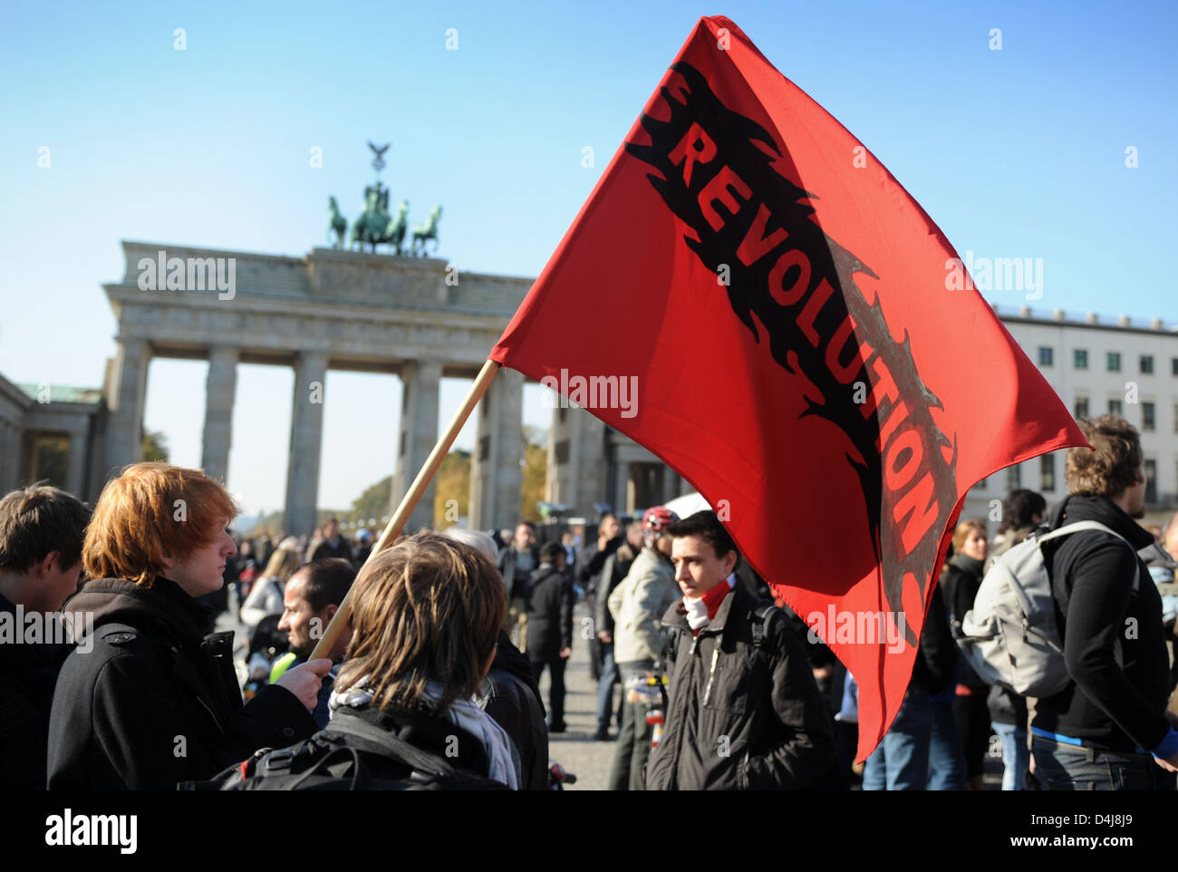 Berlin, Germany, Occupy movement in Berlin-Mitte Stock Photo - Alamy