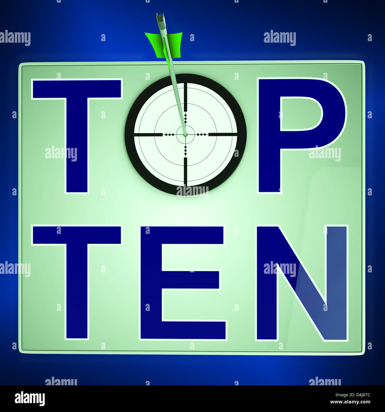 Top Ten Meaning Best Rated In Charts Stock Photo - Alamy