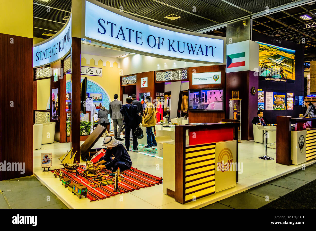 The World's Leading Travel Trade Show, Berlin, Germany, Kuwait stand ...