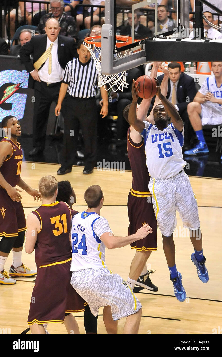 March 14, 2013 Las Vegas, NV.UCLA Bruins guard/forward Shabazz Muhammad ...