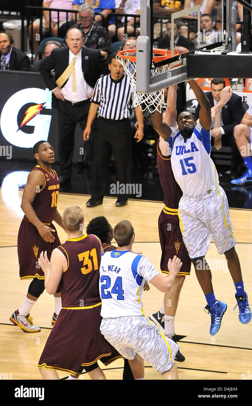 March 14, 2013 Las Vegas, NV.UCLA Bruins guard/forward Shabazz Muhammad ...