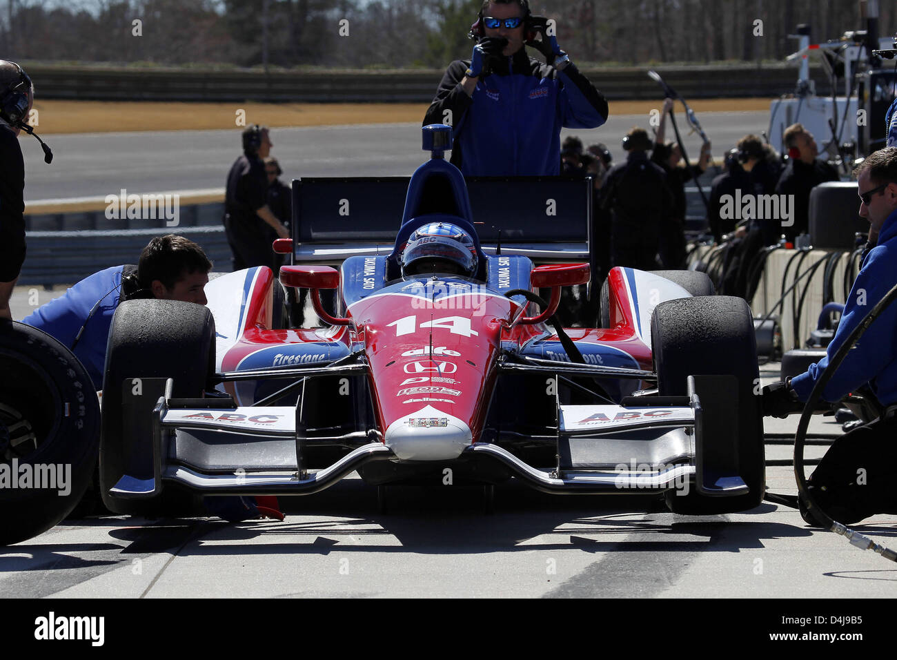 Birmingham, Alabama, USA. 13th March 2013. Indycar Testing at Barber ...