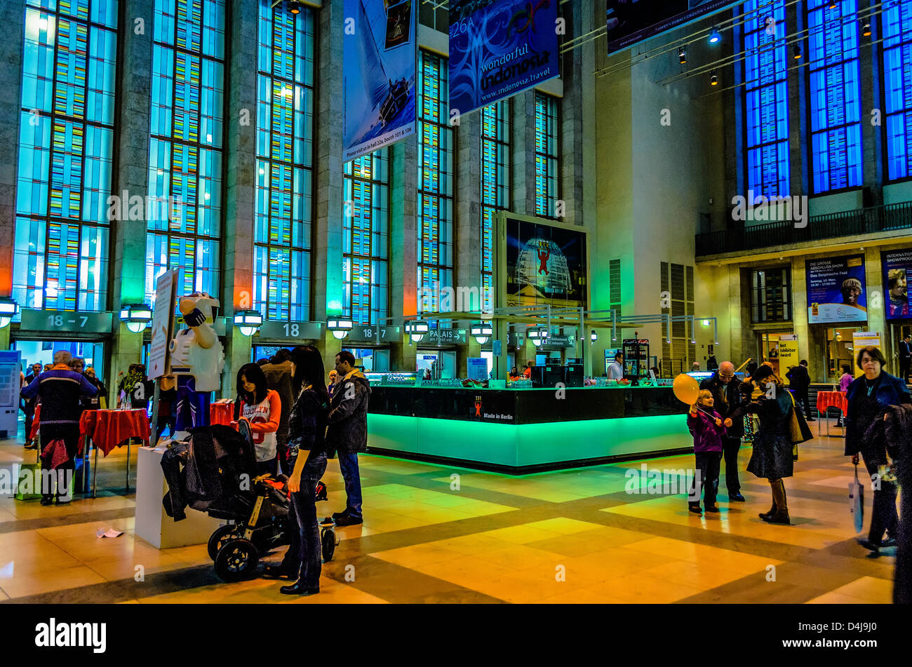 The World's Leading Travel Trade Show, Berlin, Germany, entrance hall ...