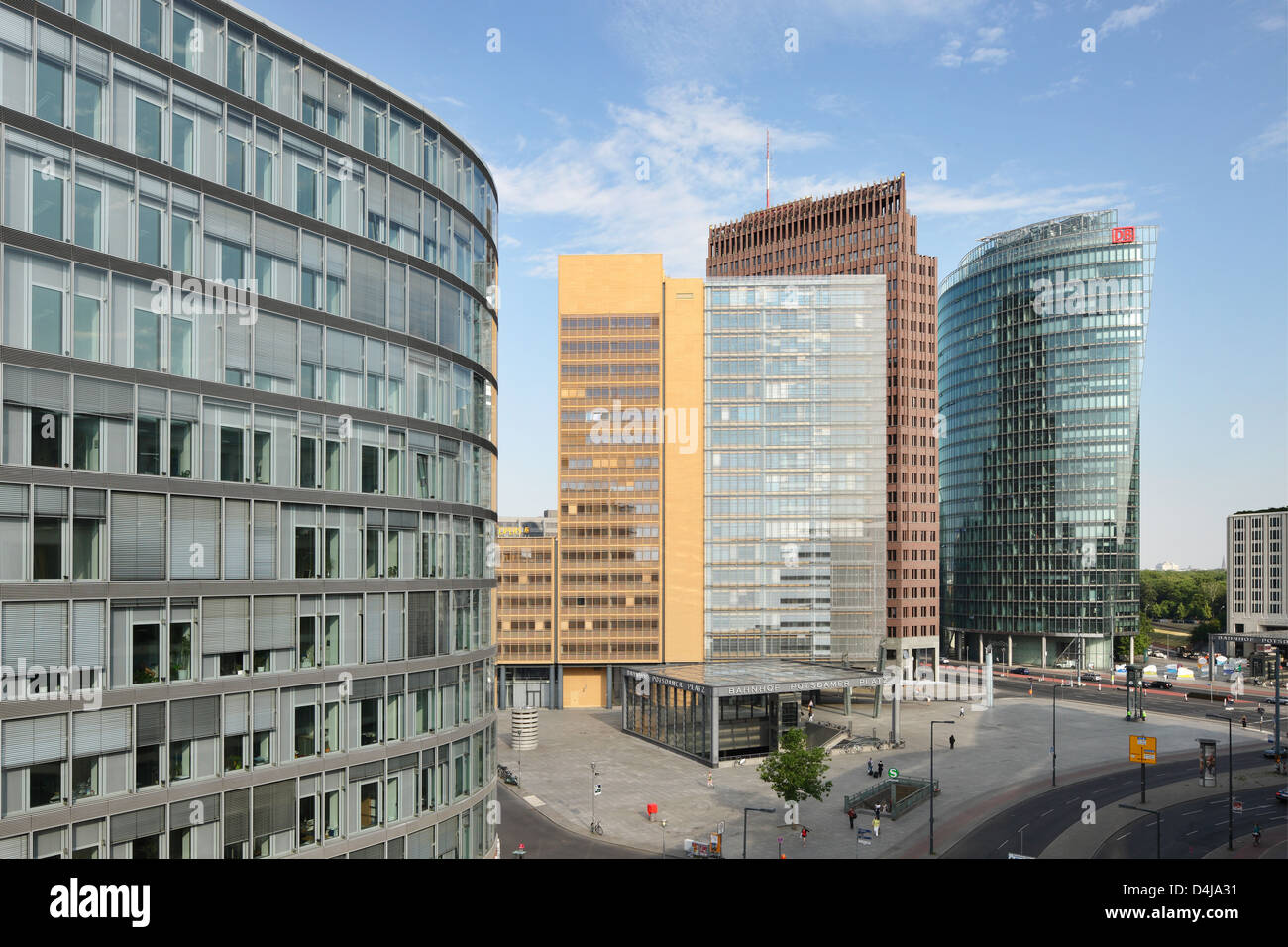 Berlin, Germany, the Park Colonnade and the wing buildings at Potsdamer ...