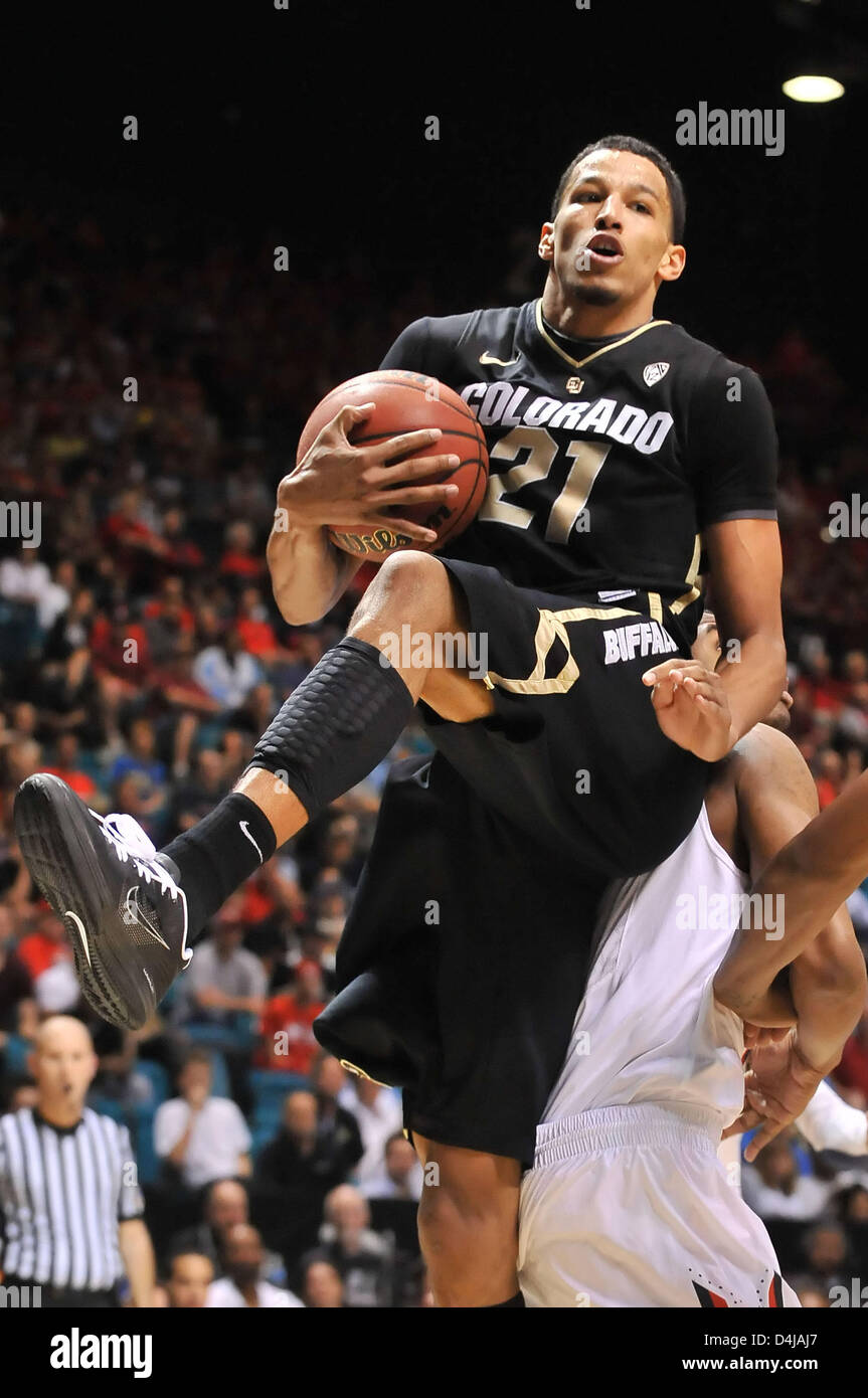 March 14, 2013 Las Vegas, NV.Colorado Buffaloes forward Andre Roberson ...