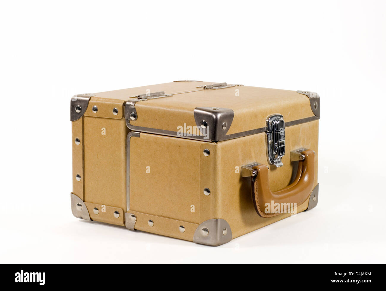 Closed makeup case. Isolated on white background Stock Photo - Alamy