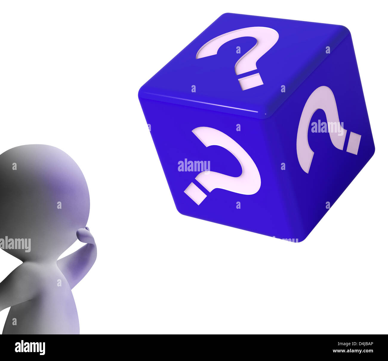 Question Mark Dice As Symbol For Information Stock Photo - Alamy