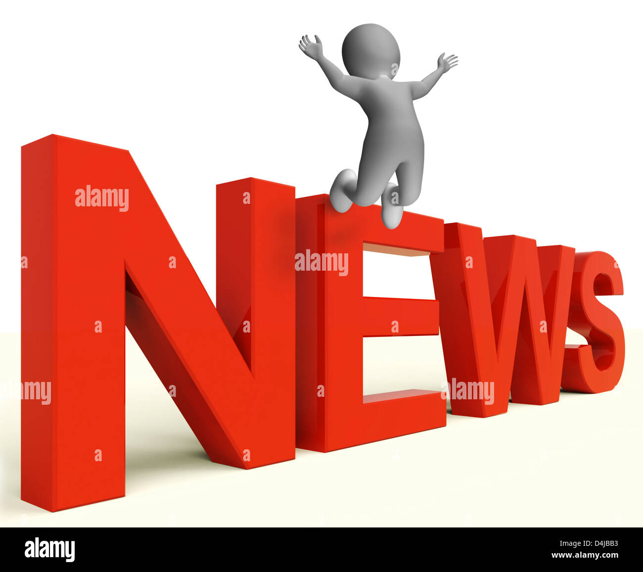 News Letters Showing Media Headlines And Information Stock Photo - Alamy