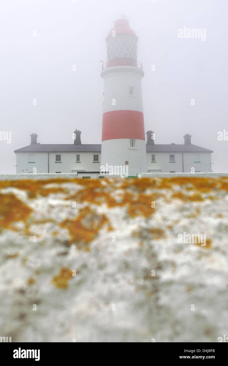 Souter Lighthouse - The first lighthouse built to use electricity Stock ...