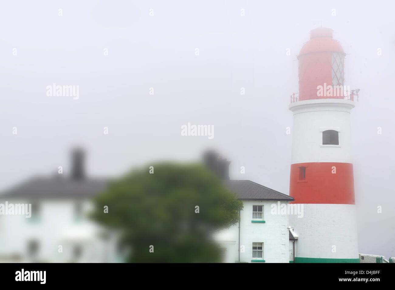 Souter Lighthouse - The first lighthouse built to use electricity Stock ...