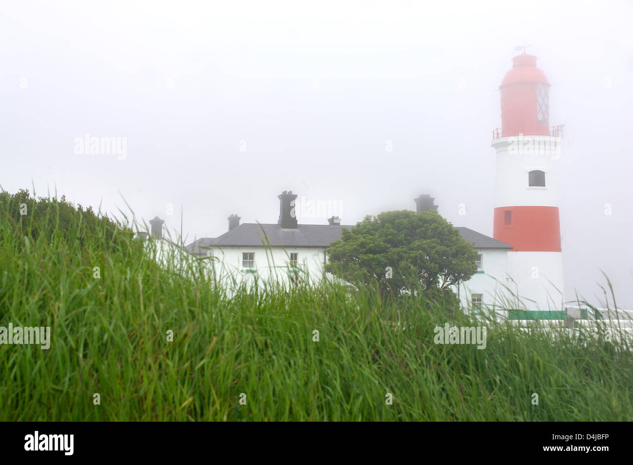 Souter Lighthouse - The first lighthouse built to use electricity Stock ...