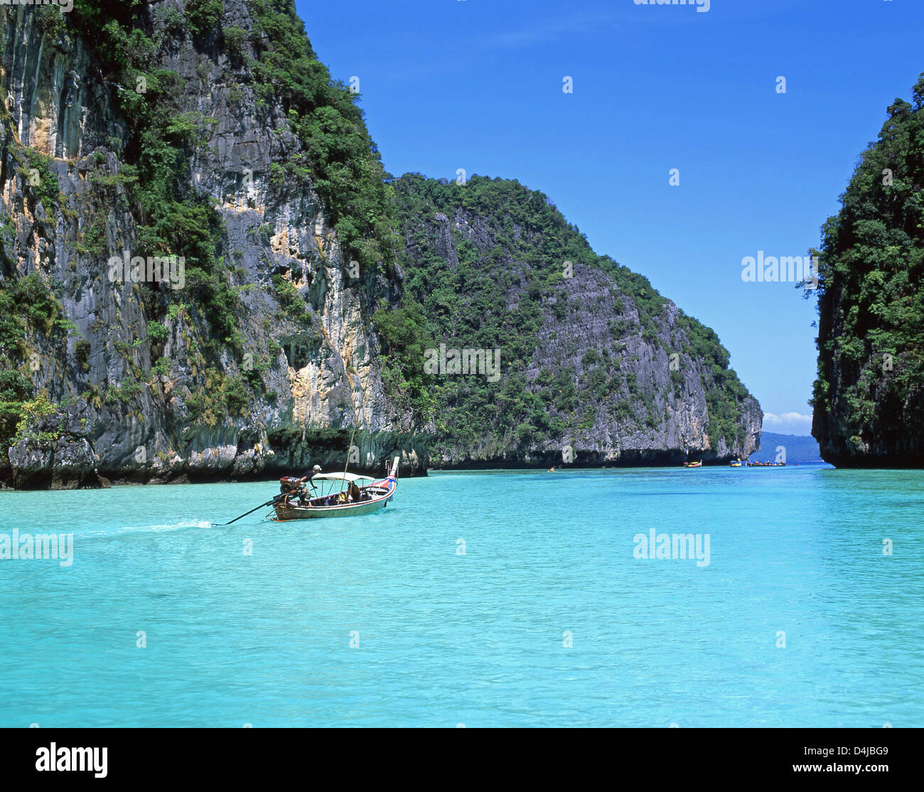 Limestone monoliths, Koh Phi Phi Le, Phi Phi Islands, Krabi Province ...