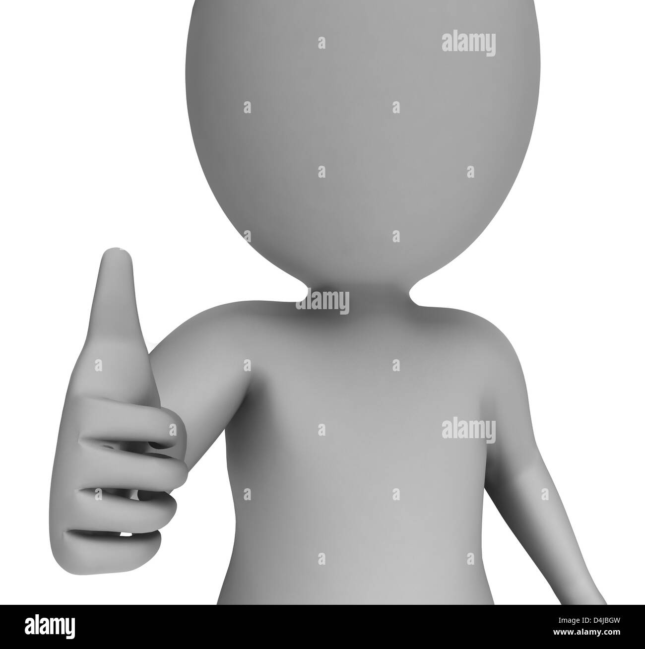 Thumbs Up Showing Support Approval And Confirmation Stock Photo - Alamy