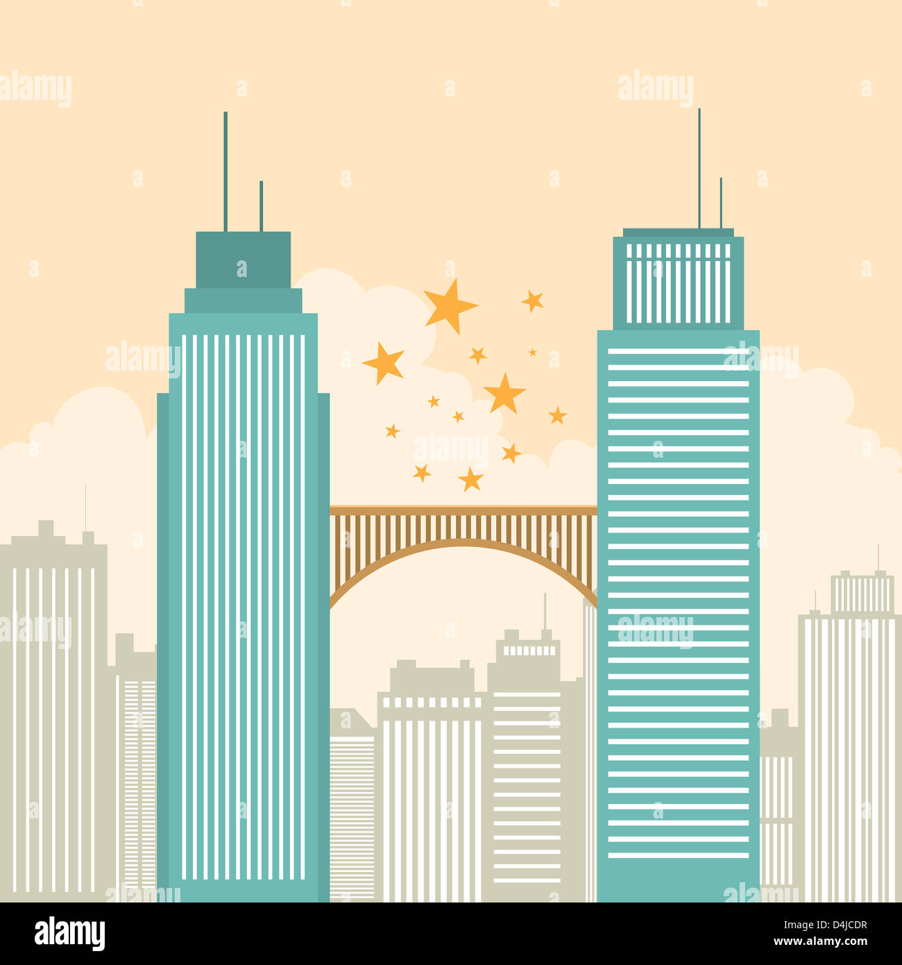 Two buildings connected hi-res stock photography and images - Alamy