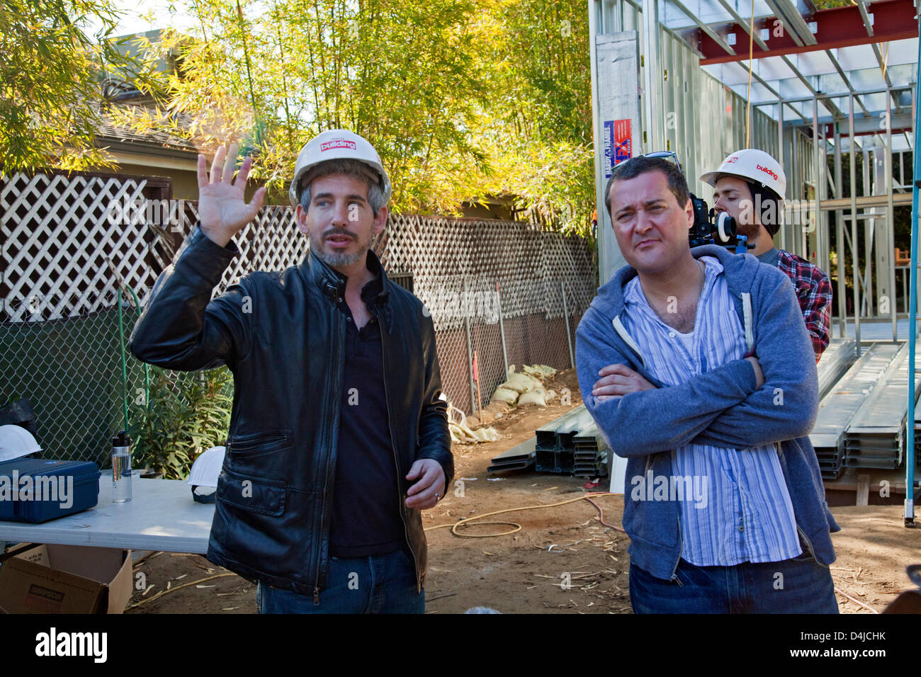 Tim Redmon, Producer of "On Begley Street" and architect Scott Harris ...