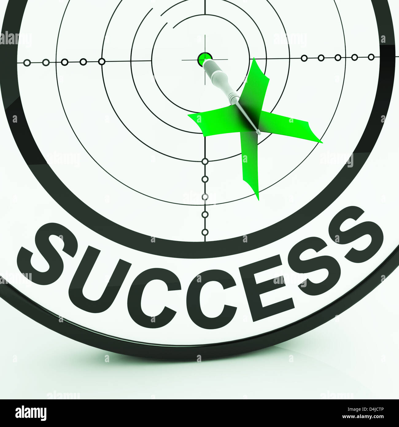 Success Target Showing Achievement Strategy And Wealth Improvement And ...