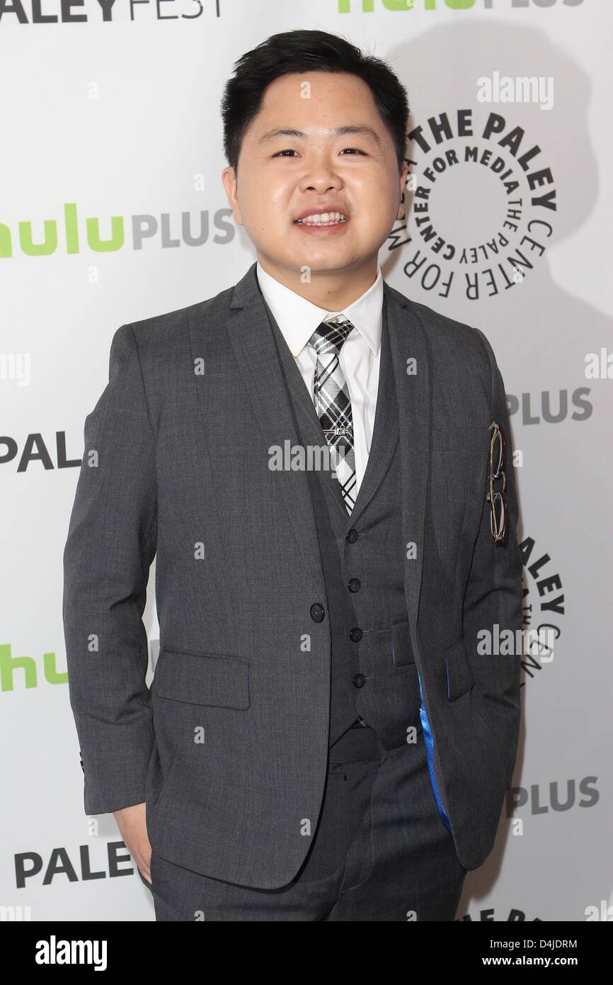 Los Angeles, California, USA. 14th March 2013. Matthew Moy arrives at ...