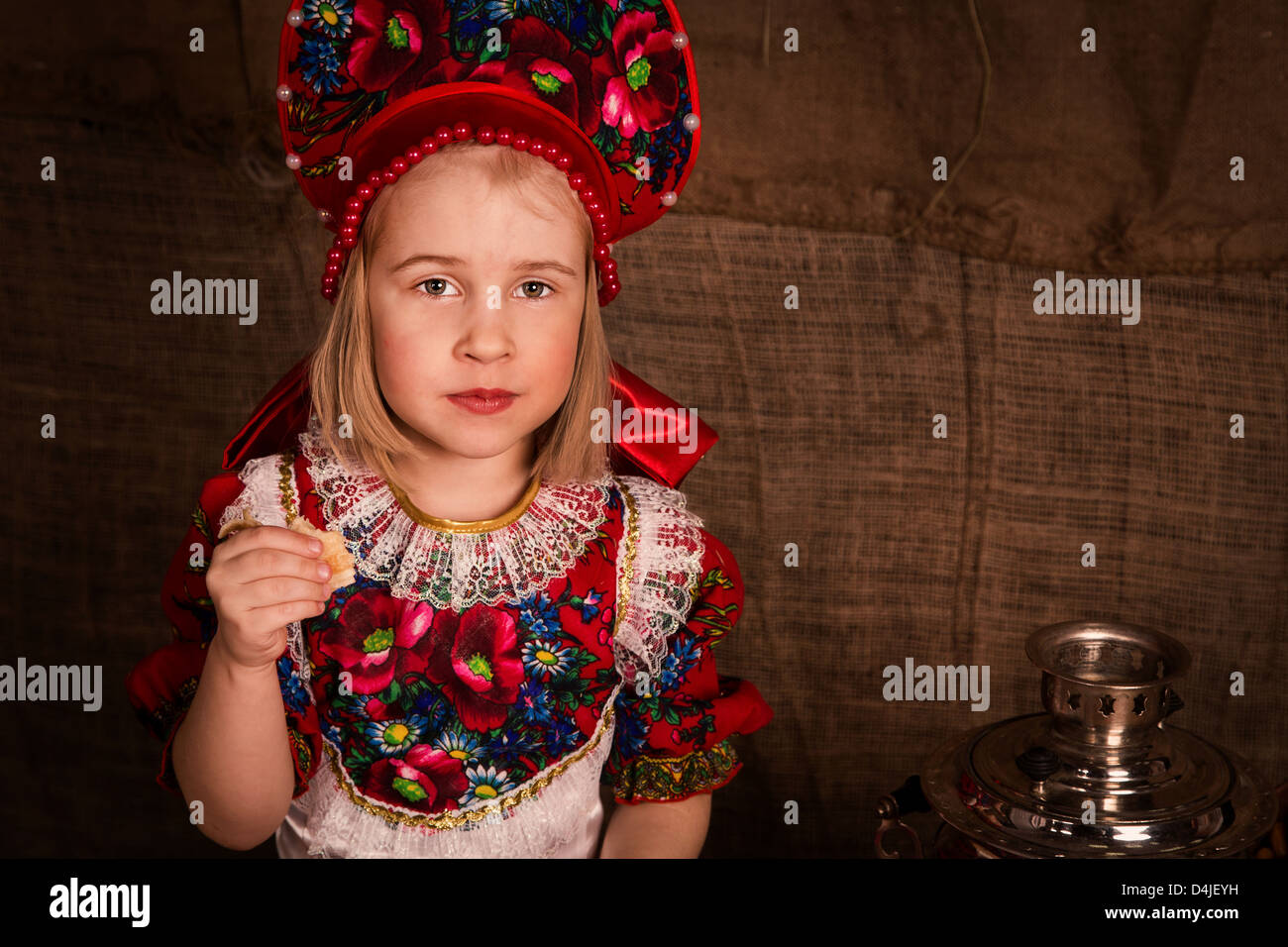 Russian national clothes hi-res stock photography and images - Alamy