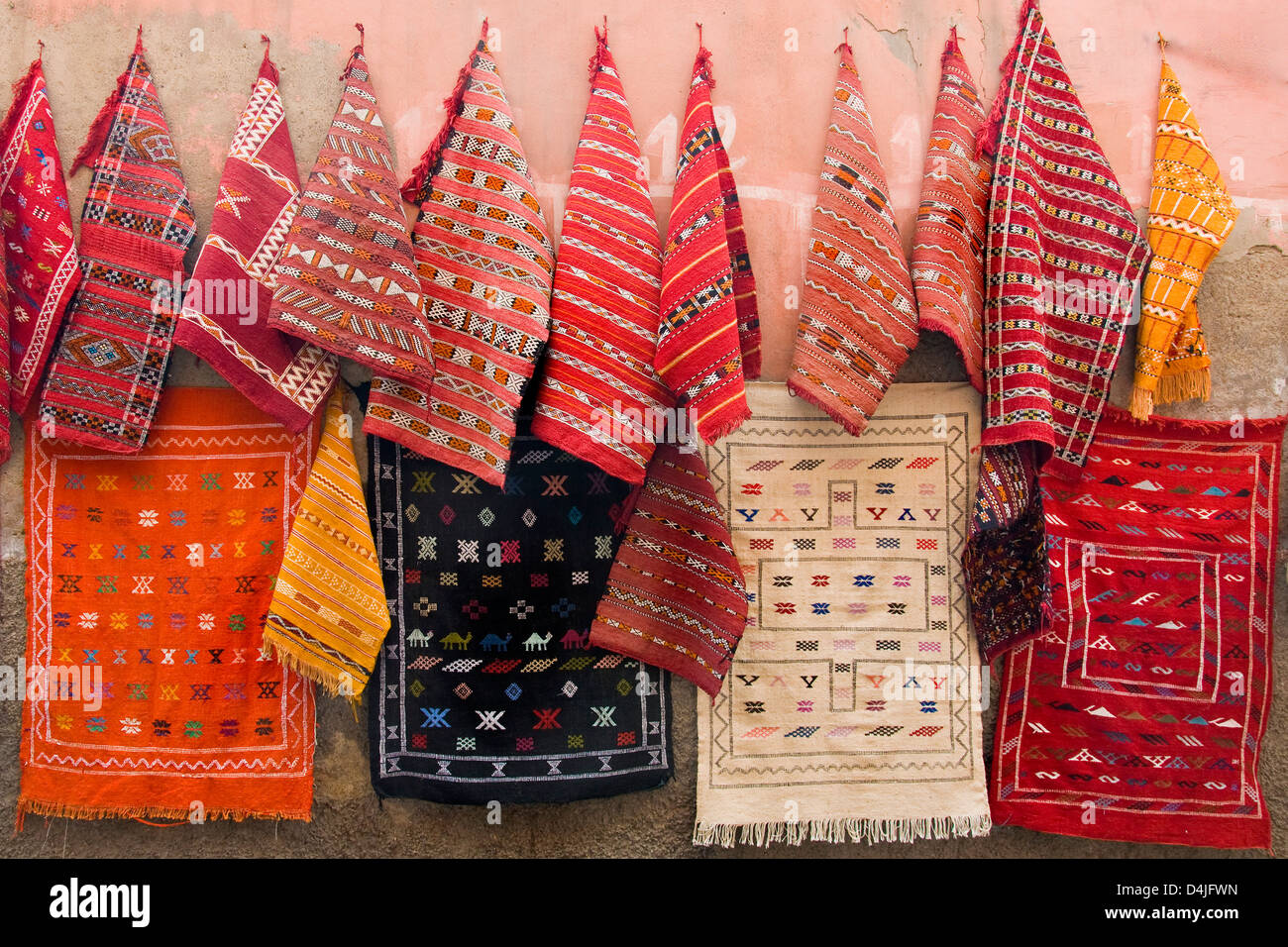 Morocco, Marrakech, Carpet Stock Photo - Alamy