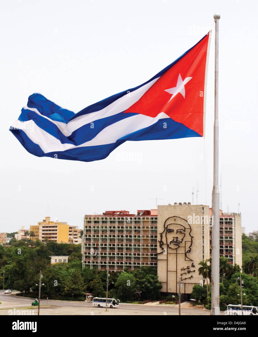 Che guevara flag hi-res stock photography and images - Alamy