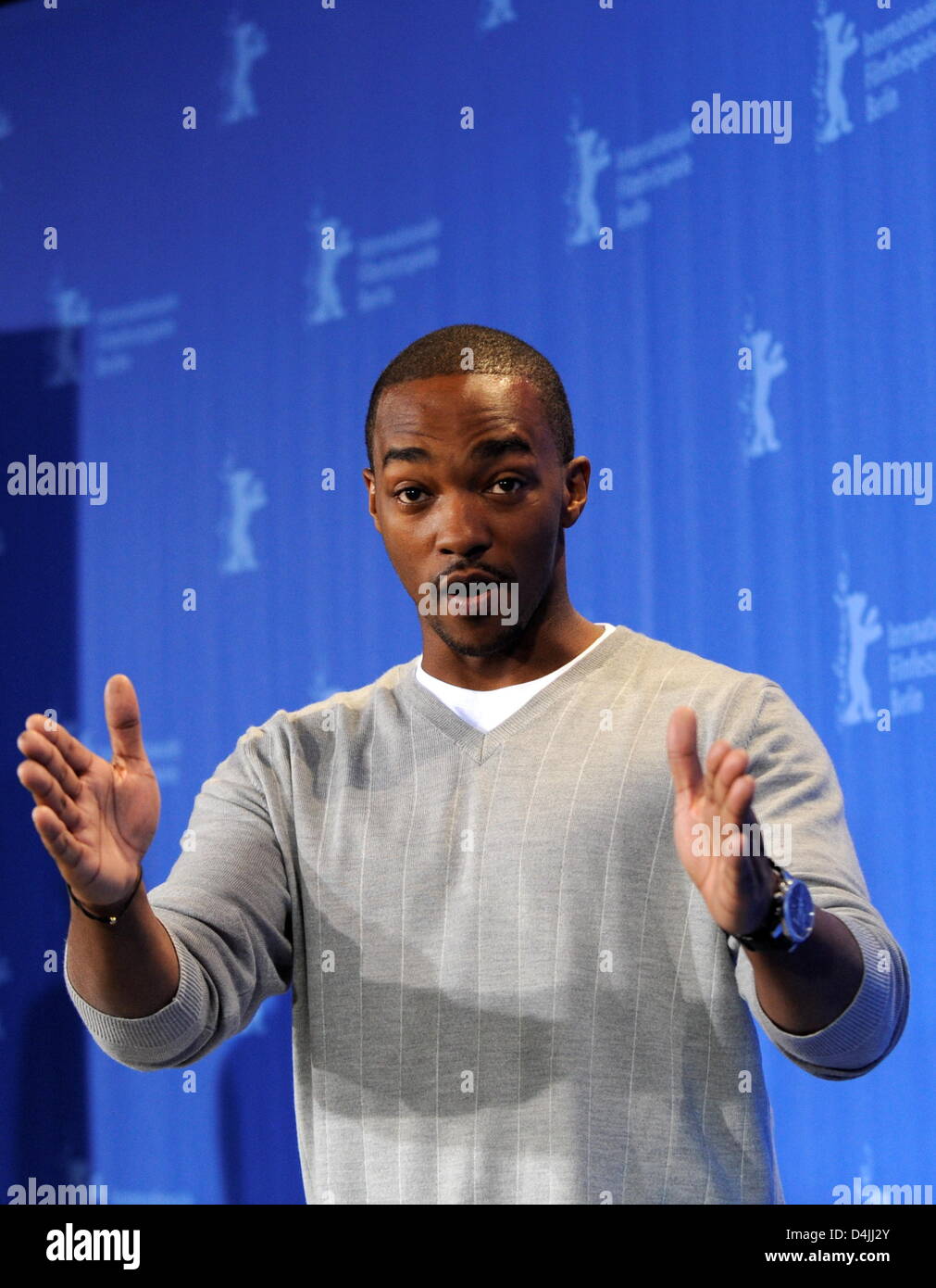 US actor Anthony Mackie poses during the photo call of the film ...